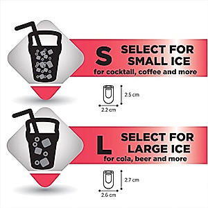 RYUUZA 26lb. Portable Countertop Ice Maker, Blue, EFIC108