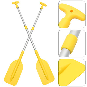 BESPORTBLE 2 Pack Telescopic Kayak Paddle 22-41 Aluminum Alloy Boat Oars Collapsible Paddle for Boat Kayaking Rafting Jet Ski Canoe Outdoor Kayak Water Sports