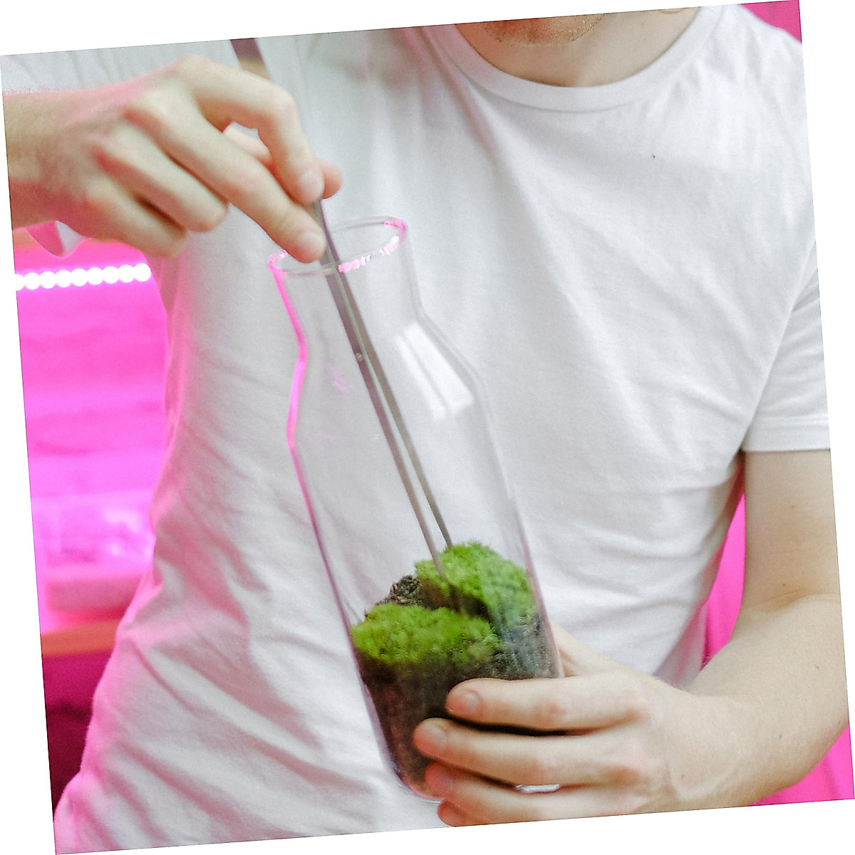 YARNOW 16 Pcs Artificial Grass Tiles Outdoor Greenery Artificial Grass Wall Artificial Turf Tiles Fairy Garden Accessories House Plants Indoors Live Green Rug Faux Lawn Bricks Fish Tank