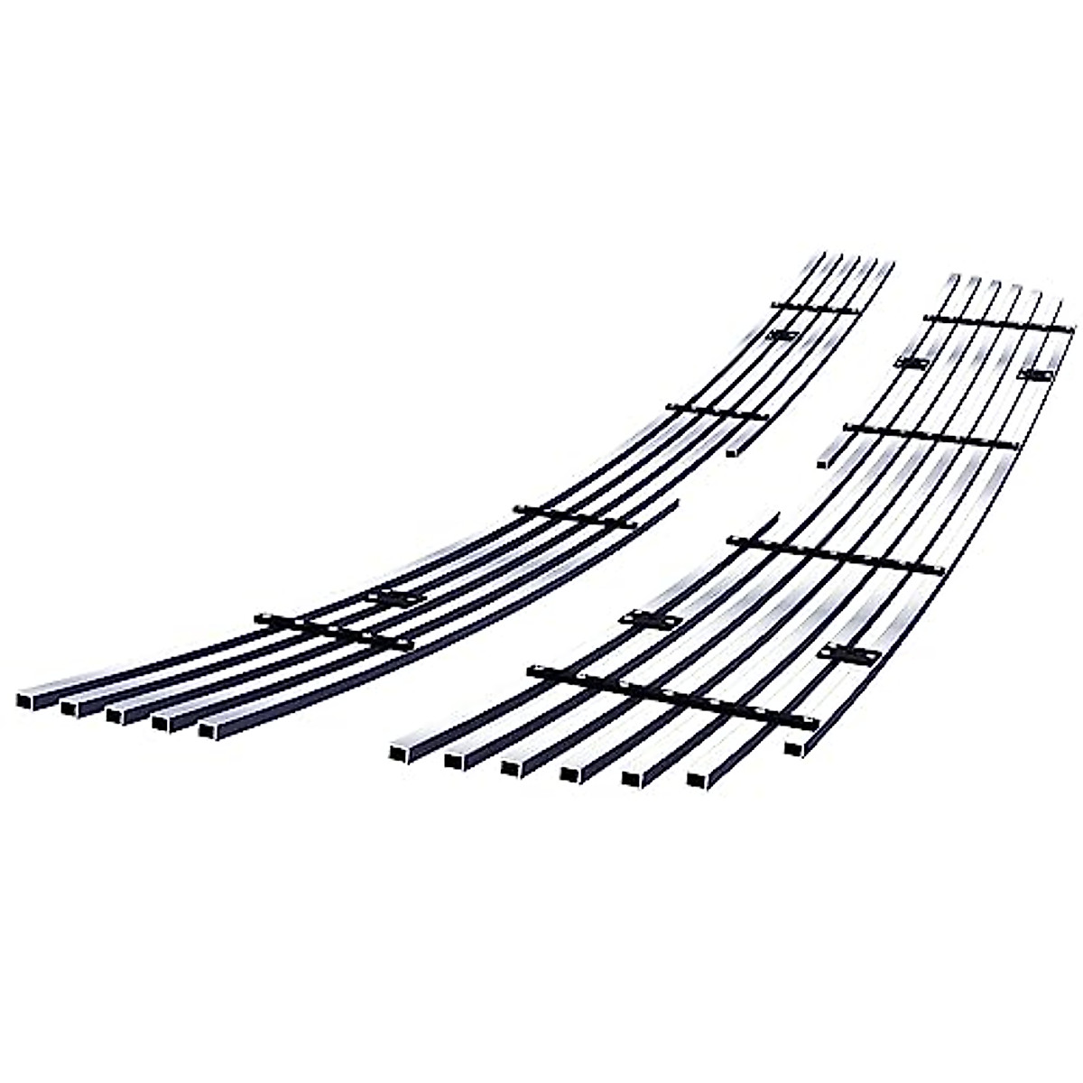 APS Compatible with Chevy Silverado 2500HD 3500 2005-2006 & 06 1500 HD SS & 07 Classic Main Upper Stainless Steel Chrome Billet Grille Grill Insert C65306A