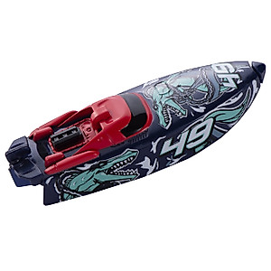 Micro Boats Wave 3 Dino Racers Series 3 by ZURU (2 Pack) Fully Motorized, Self-Steering Micro Toy Boat 25306 Multicolor