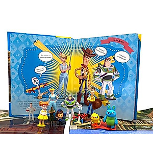 Disney / Pixar Toy Story 4 My Busy Books - Storybook, 10 figurines, playmat