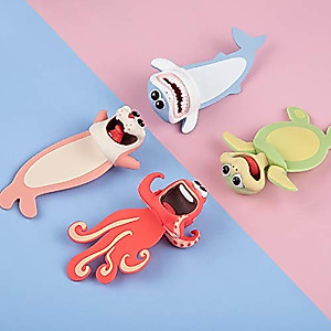 Book Mark, Wacky Bookmarks, 3D Funny Book Mark, Bookmarks for Kids, Book Lovers, Boys and Girl (Sea Seal)
