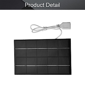 Fielect 5V 2W Polycrystalline Mini Solar Panel Module DIY for Light Toys Charger 88x142mm 1Pcs