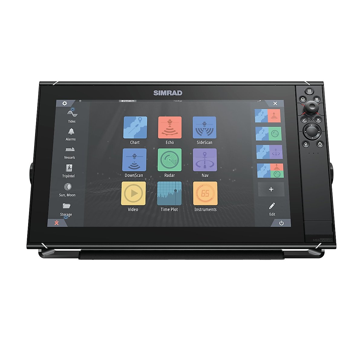 Simrad NSS16 Evo3S - 16-inch Multifunction Fish Finder Chartplotter with Preloaded C-MAP US Enhanced Charts