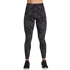 Amazon Essentials Women's High Waisted Yoga Leggings, 1364-ink Print, Small