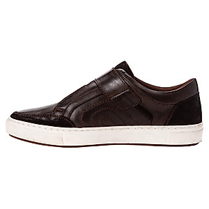 Propét Men's Kade Skate Shoe, Chocolate, 13 X-Wide US