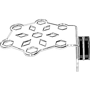 Aquarium Choice Coral Plug Holder M Coral frag Rack Magnetic Holder Reef Magnets Holder for frag Rack with 7 Coral frag Plug Base