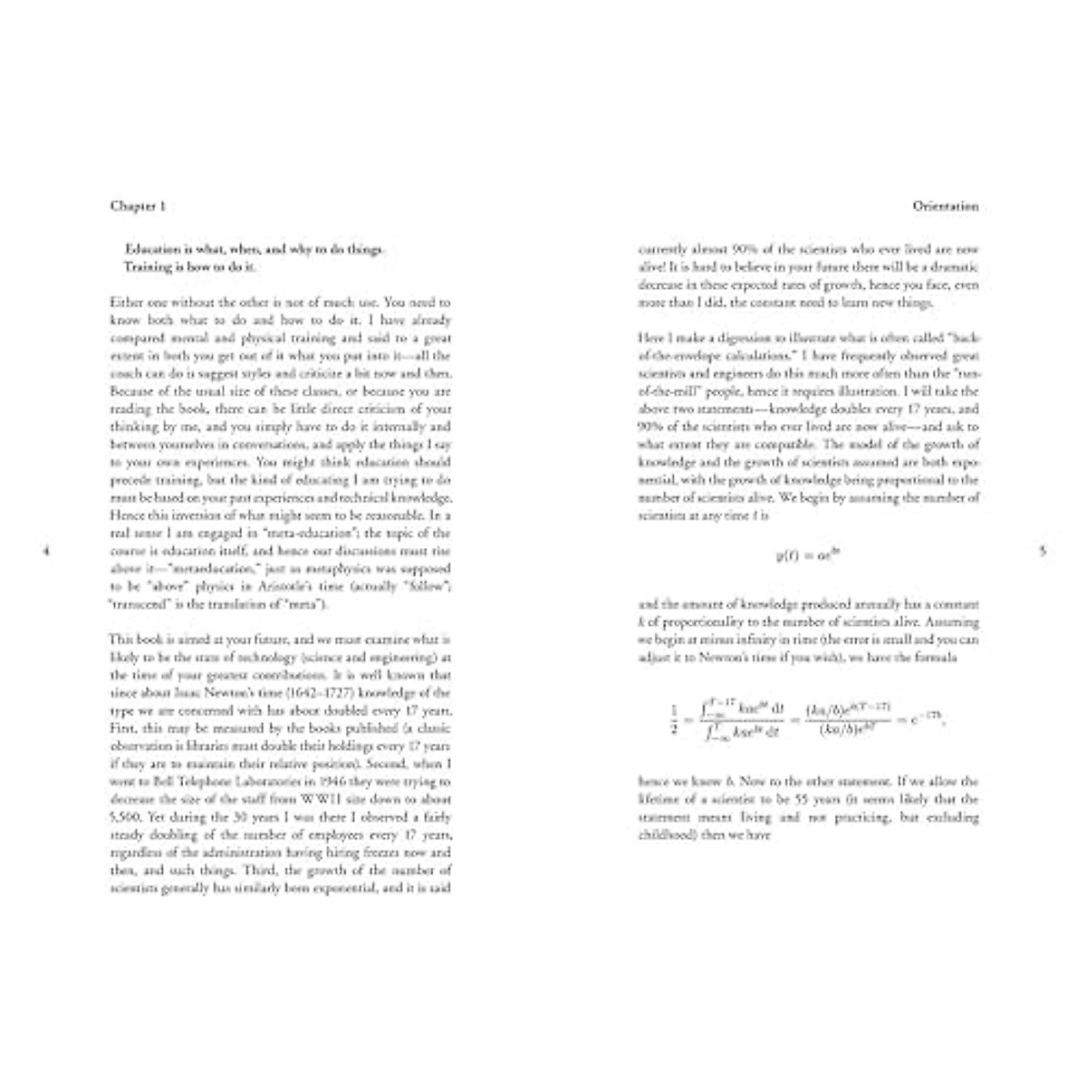 The Art of Doing Science and Engineering: Learning to Learn