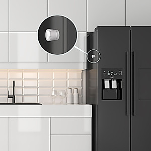 Heart of Tafiti Magnetic Cabinet Locks (6-Packs 1 Key), Baby Proofing Drawer Lock, Multi-Purpose Cupboard Drawers Latches, Safe & Easy Install, Strong Adhesive, No Screws or Tools Needed.