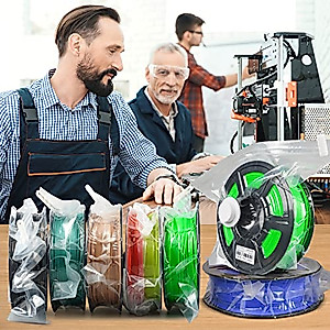 3D Printer Filament Vacuum Storage Kits, SUNLU 8 PCS Filament Storage Bags for 3D Printer Filament, Remove Moisture from Damp Filaments, Spool Storage Sealing Bags Kits, 32 * 34CM(12.59 * 13.38inch)