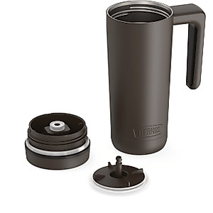 THERMOS ALTA SERIES Stainless Steel Mug 18 Ounce, Espresso Black