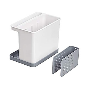 Amazon Basics Kitchen Sink Organizer/Sponge Holder, Standard, White
