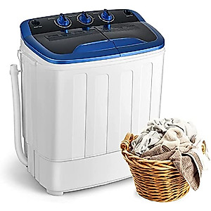 MamaHome DF-X3608-Blue Mini Washing Machine, XPB36-1208-Blue, Blue
