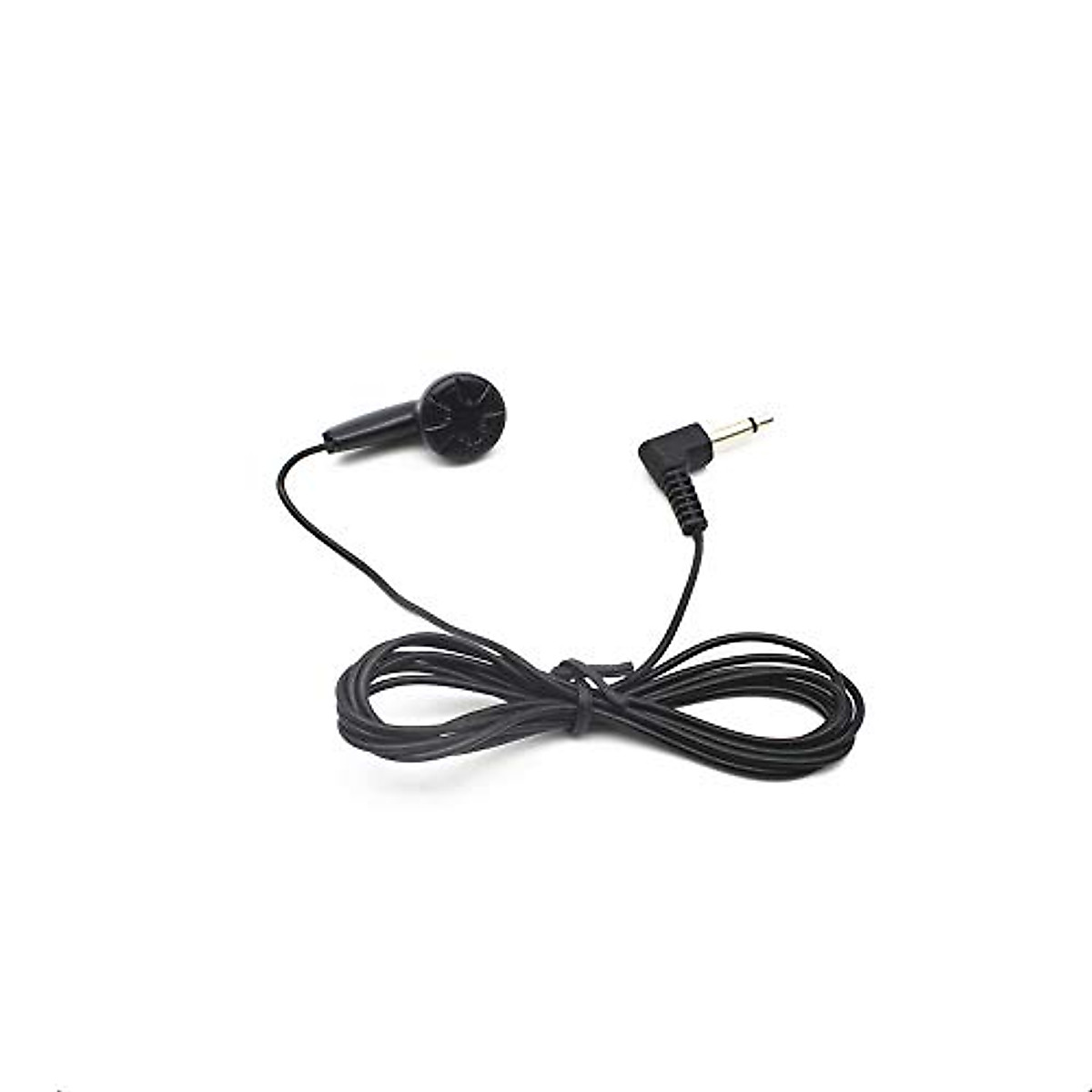 Saidbuds 100 Pack Bulk Mono Earbud Single Side Earphone Disposable Headphone for Tour Guide System,Museum,Hospital,School and Airlines