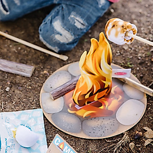 Melissa & Doug Let's Explore Campfire S'Mores Play Set Play Campfire Sets For Kids Ages 3+