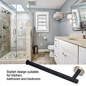 Stainless Steel Towel Holder Black Gold Bathroom Shelf 304 Stainless Steel Towel Rack for Kitchen Bathroom