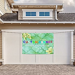 Custom Banners and Signs for Outdoor 6'x4' Customize Personalized Photo Text Background Banner Printing Decoration Backdrop for Birthday Party Business Graduation Wedding Event