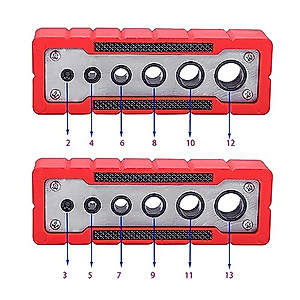 2mm-13mm Pocket Hole Jig Woodworking Drilling Locator Wood Dowelling Self Centering Drill Guide Kit Hole Puncher Multifunctional Woodworking Hole Puncher