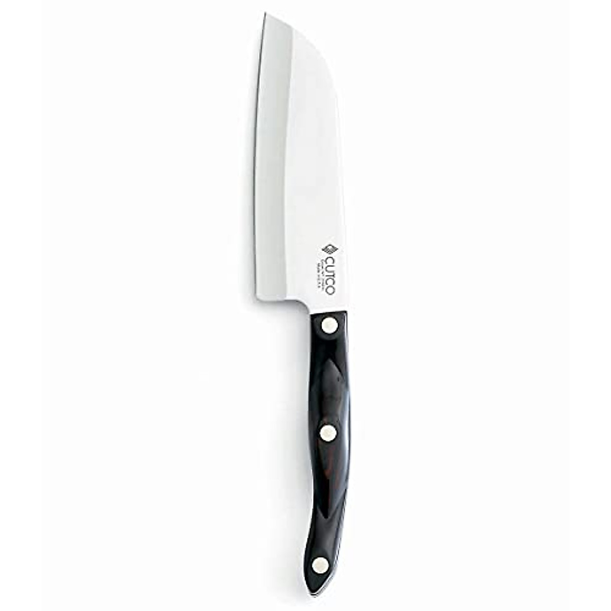 Cutco Model 2166 Petite Santoku Knife 5.6" High Carbon Stainless Straight Edge Blade 5.1" Classic Brown Handle (sometimes Called "black") In Factory-sealed Plastic Bag.
