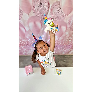 BLOCK CENTER 3D Nano Blocks Unicorn [Upgraded Model], 3D Toy Pet Building Block Set, Nanoblocks and Micro Building Blocks Kit for Kids, Teens, and Adults (640 Pieces)