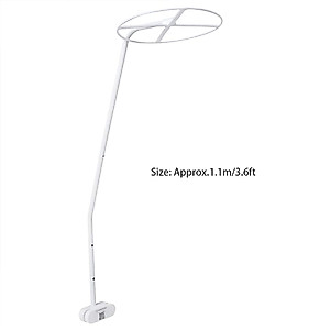 Mosquito Net Stand Holder Set Height Adjustable Clip-On Crib Canopy Holder Rack Mosquito Net Accessories for Various Domed Mosquito Net