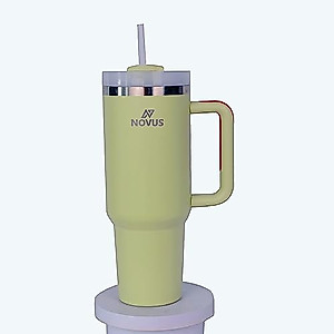 New 40 OZ Quencher H2.0 FlowState Stainless Steel Vacuum Insulated Reusable Tumbler with Straw and Lid for iced/hot Coffee or Tea, Water, Smoothie