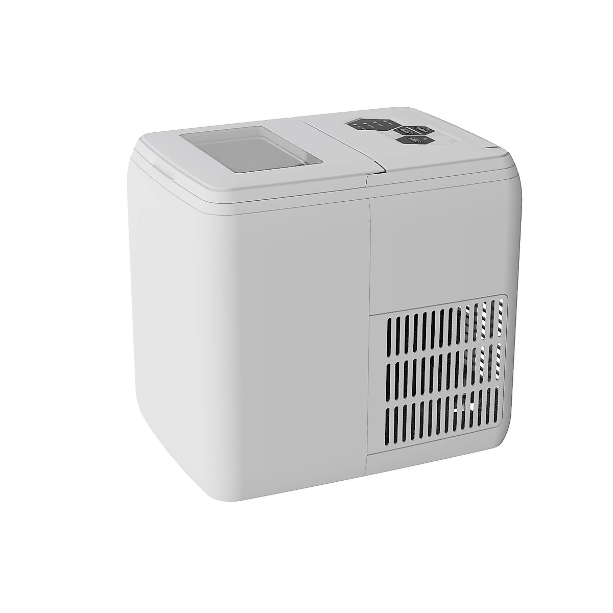 Ice Maker Countertop 44LBS Ice Maker Home Use Outdoor Use Ice Maker 20KG Compact Ice Maker with Ice Scoop & Basket, Ideal for Home Use Party Camping