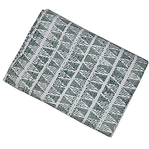 MAVISS HOMES Hand Block Print Kantha Quilt | Queen Size Cotton Quilt | Throw Blanket Bedspread |Vintage Kantha Blanket |Leightweight Cozy Soft Blanket; White and Blue