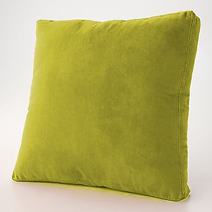 MoonRest - Faux Suede Microfiber Decorative Pillow (20"x20", Yellow)