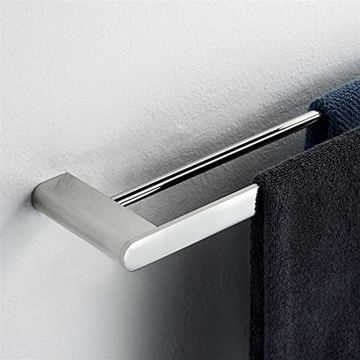Bath Towel Bar 304 Stainless Steel Bathroom Double Rod Towel Rack, Towel Rail, Bathroom Hardware Pendant Towel Holder (Color : 60cm)
