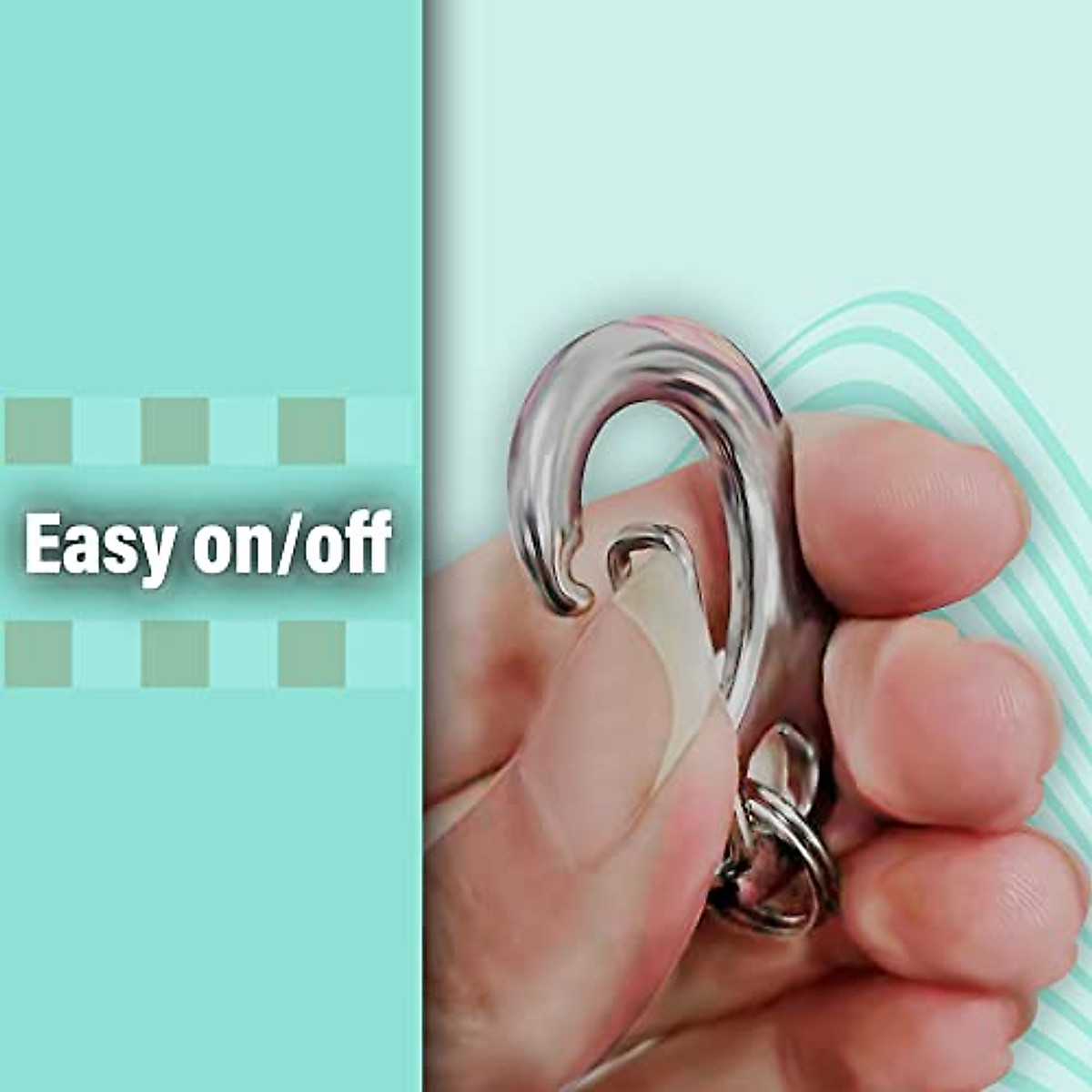 Leash King Dog Tag/Pet Tag w/Pet Tag Quick Clip Combos- 2 Pairs (4 pcs) of Standard Quick Clips - Entirely sugrical Stainless Steel