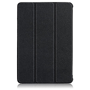 EpicGadget Case for Amazon Fire HD 10 / Fire HD 10 Plus (11th Generation, 2021 Released) - Lightweight Tri-fold Stand Auto Wake/Sleep Folio Cover Case + 1 Screen Protector and 1 Stylus (Black)