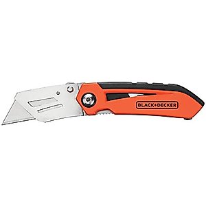 BLACK+DECKER Utility Knife with Blade Storage (BDHT10002)