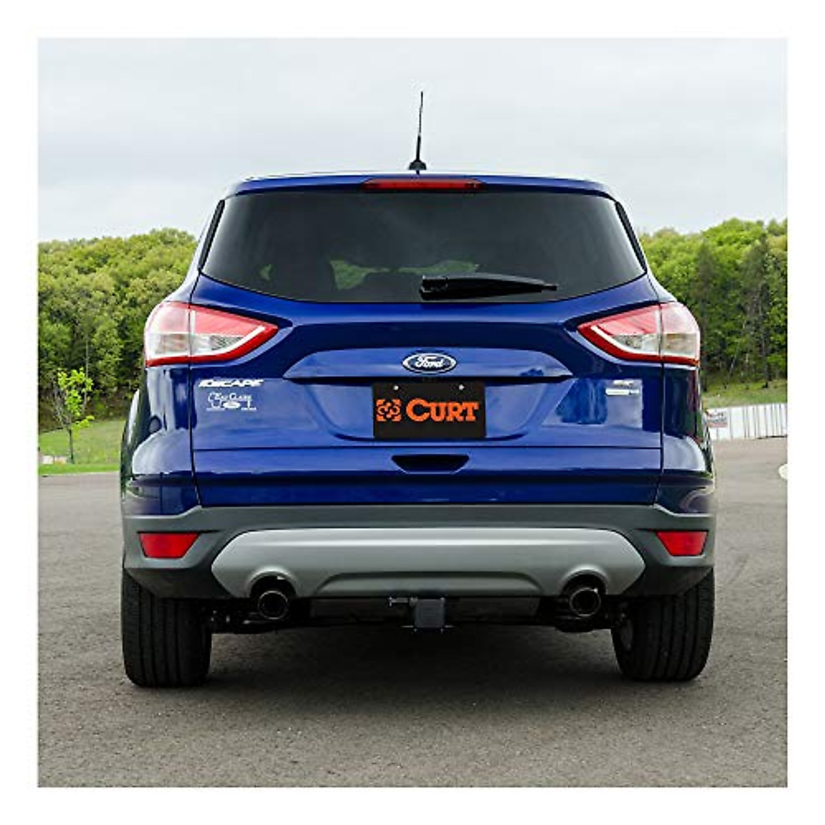 CURT 121113 Class 2 Trailer Hitch with Ball Mount, 1-1/4-Inch Receiver, Compatible with Select Ford Escape
