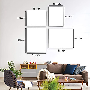 MEUNEAR Farmhouse Sunflower Wall Art Yellow Flower and Butterfly Inspirational Quotes Canvas Wall Art Modern Abstract Geometric Framed Wall Art for Living Room Bedroom Bathroom Decor,24L X 16W inches