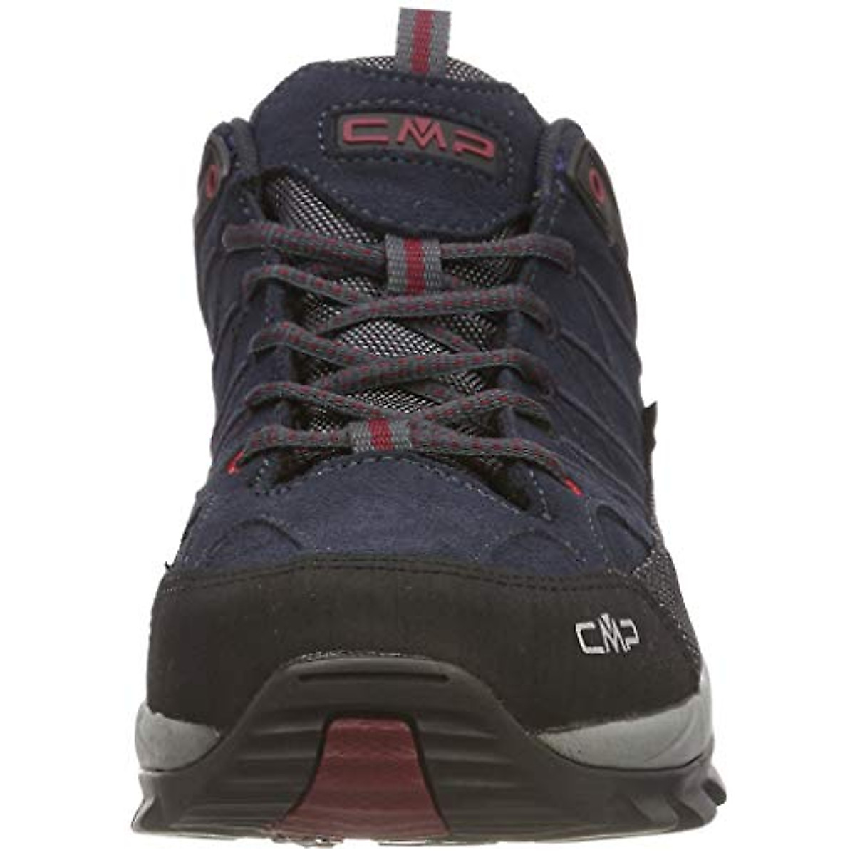 CMP Men's Low Rise Hiking Boots, Grey Asphalt Syrah 62bn, 6.5