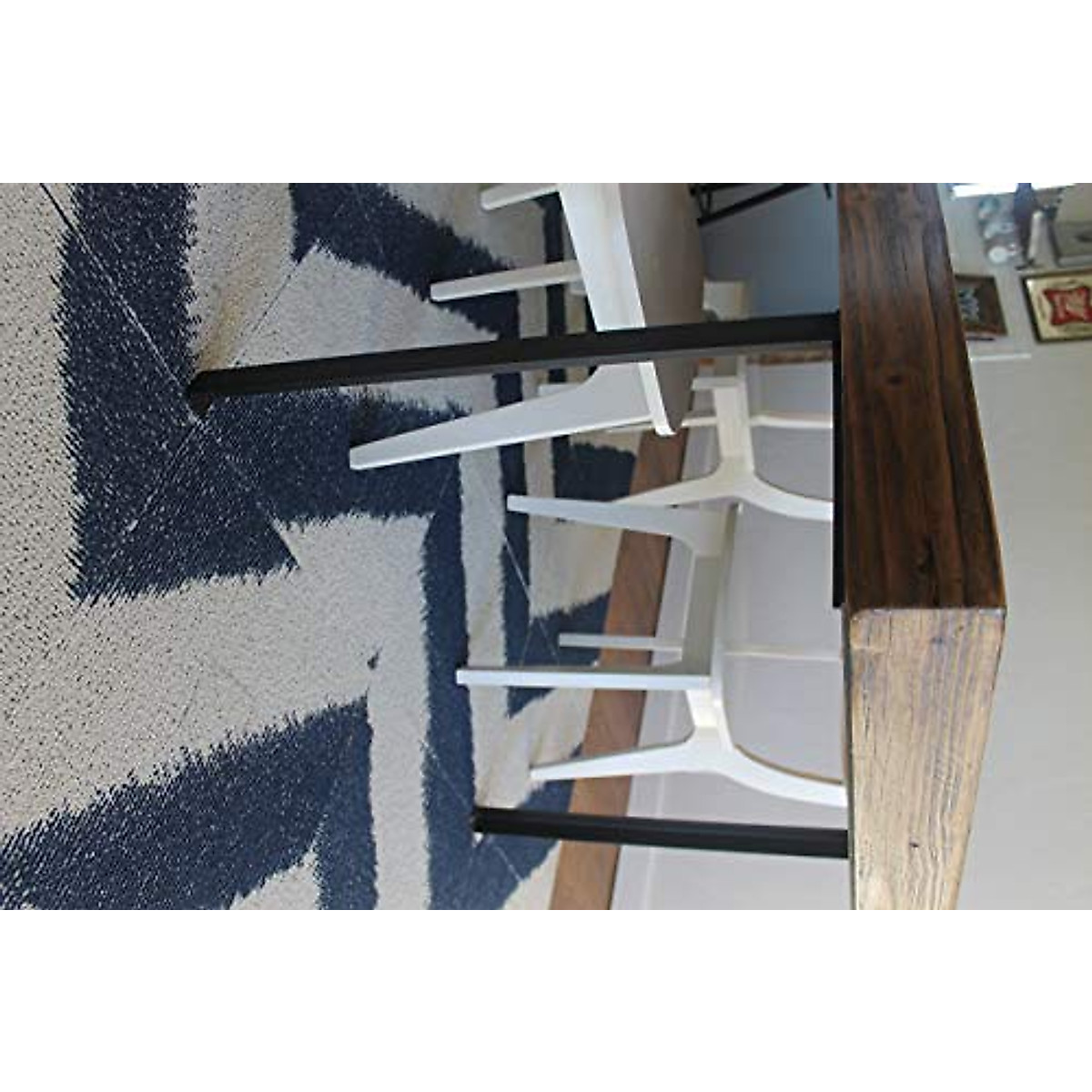 Reclaimed Wood Herringbone Dining Table - Made to Order