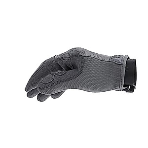 Mechanix Wear: The Original Tactical Work Gloves with Secure Fit, Flexible Grip for Multi-Purpose Use, Durable Touchscreen Safety Gloves for Men (Grey, Medium)