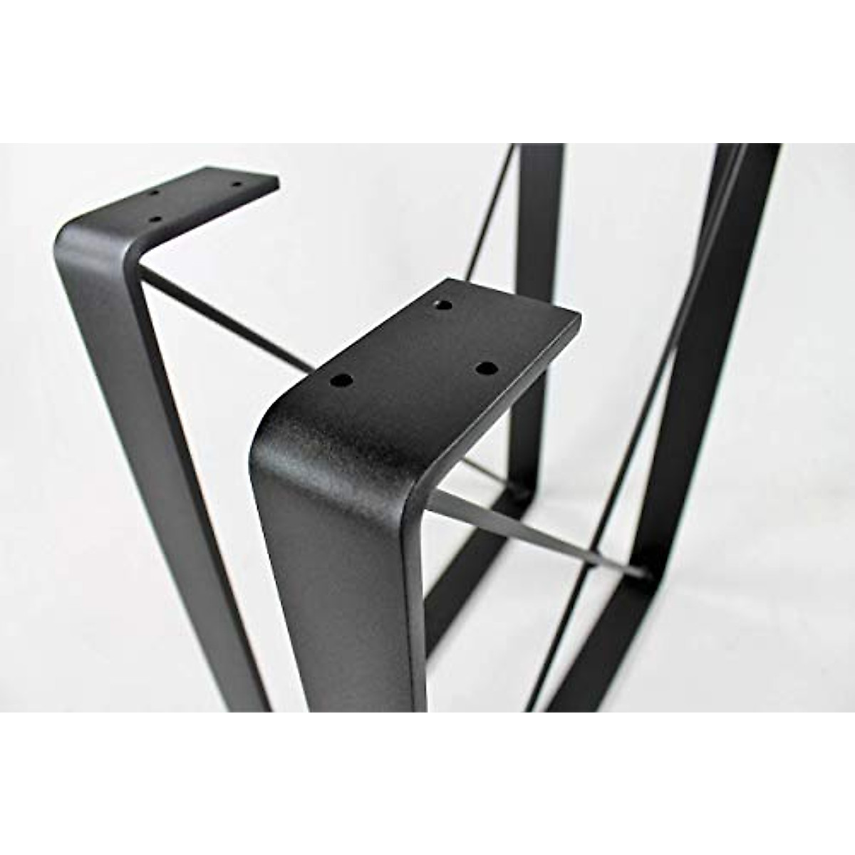 X Brace Powdercoated Steel Dining Table Legs-Choose Your Height and Width