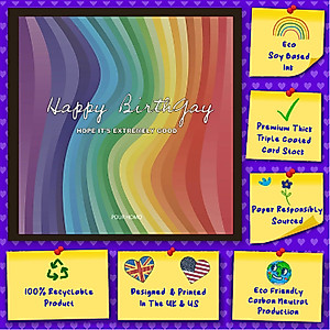 Cult Kitty - Pour Homo - LGBTQ Greeting Card - Gay Birthday Card - Gay Man Birthday - Lesbian Birthday Card - Gay Friend Card - Pride Birthday Card - Non-Binary Coming Out - LGBT Woman Birthday