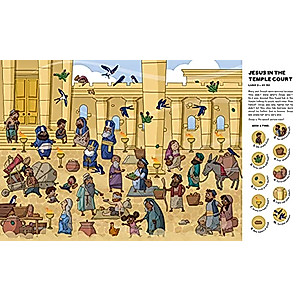 Seek and Find: New Testament Bible Stories: With Over 450 Things to Find and Count! (Fun interactive Christian book to gift kids ages 2-4)