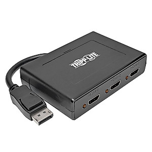 TRIPP LITE 3-Port DisplayPort to HDMI Multi Stream Transport Hub MST, DP 1.2, DP to HDMI, 3840x2160 4K X 2K @ 60Hz (B156-003-HD-V2)
