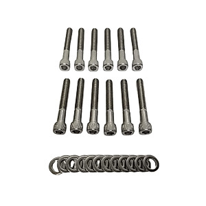 Z Whip SBF Stainless-Steel Intake Manifold Bolt Kit Stainless Steel Socket Cap BOLTS Compatible with Ford Small Block V8 Engines 260 289 302 5.0L Mustang EFI Cars and F-series Trucks SB