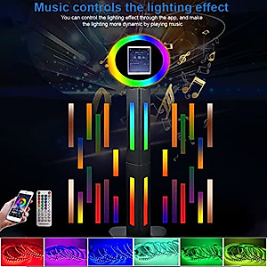 HITUGU Portable Photo Booth for iPad Pro 11'' 3rd/2nd/1st Generation Selfie Station Machine Metal Shell with Software,RGB Ring Light,Music Sync RGB Light Box,Remote Control,Flight Case for Parties