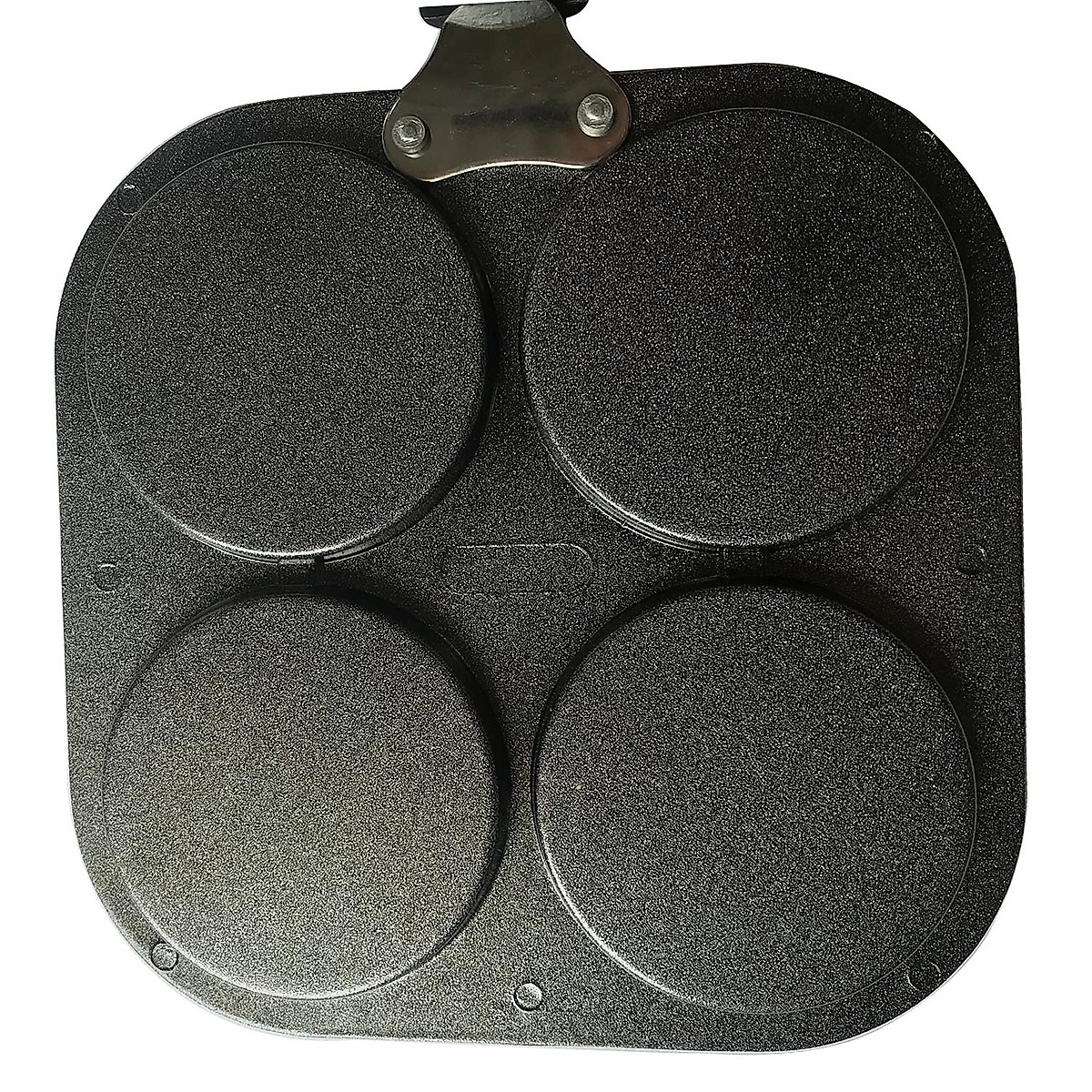 SHRIYA Non Stick Mini Uttapam Pan Aluminum 4-Cup Egg Cooker Pan Multipurpose Pancake Pan Omelet Cooker Griddle Uttapam Tawa, Multicolor