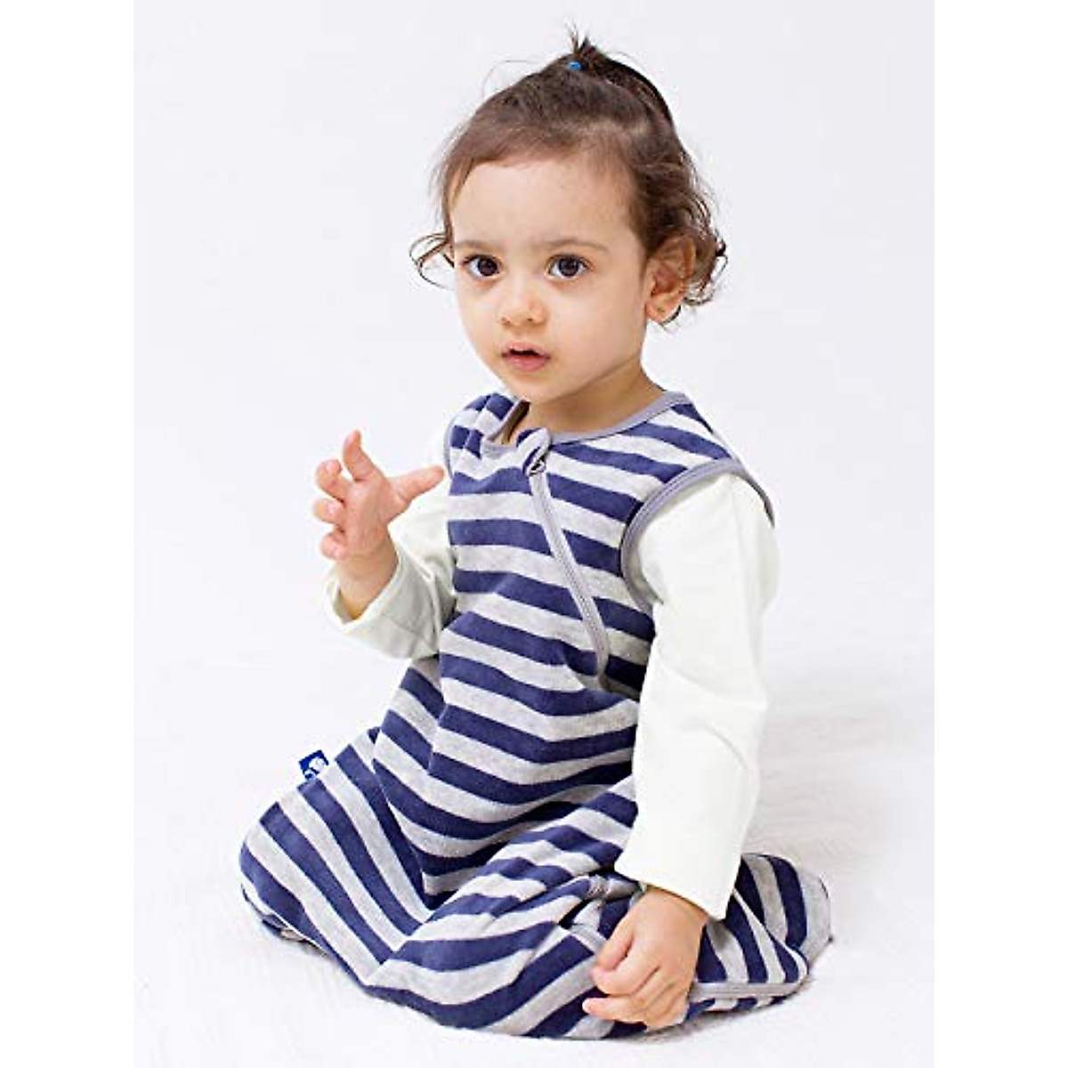 ililmmoe Baby Sleep Sack 3-6 Months Swaddles 0-36months Sleep Bag Sleeveless Warm Soft Wearable Blankets Tog1.5 Navy/L