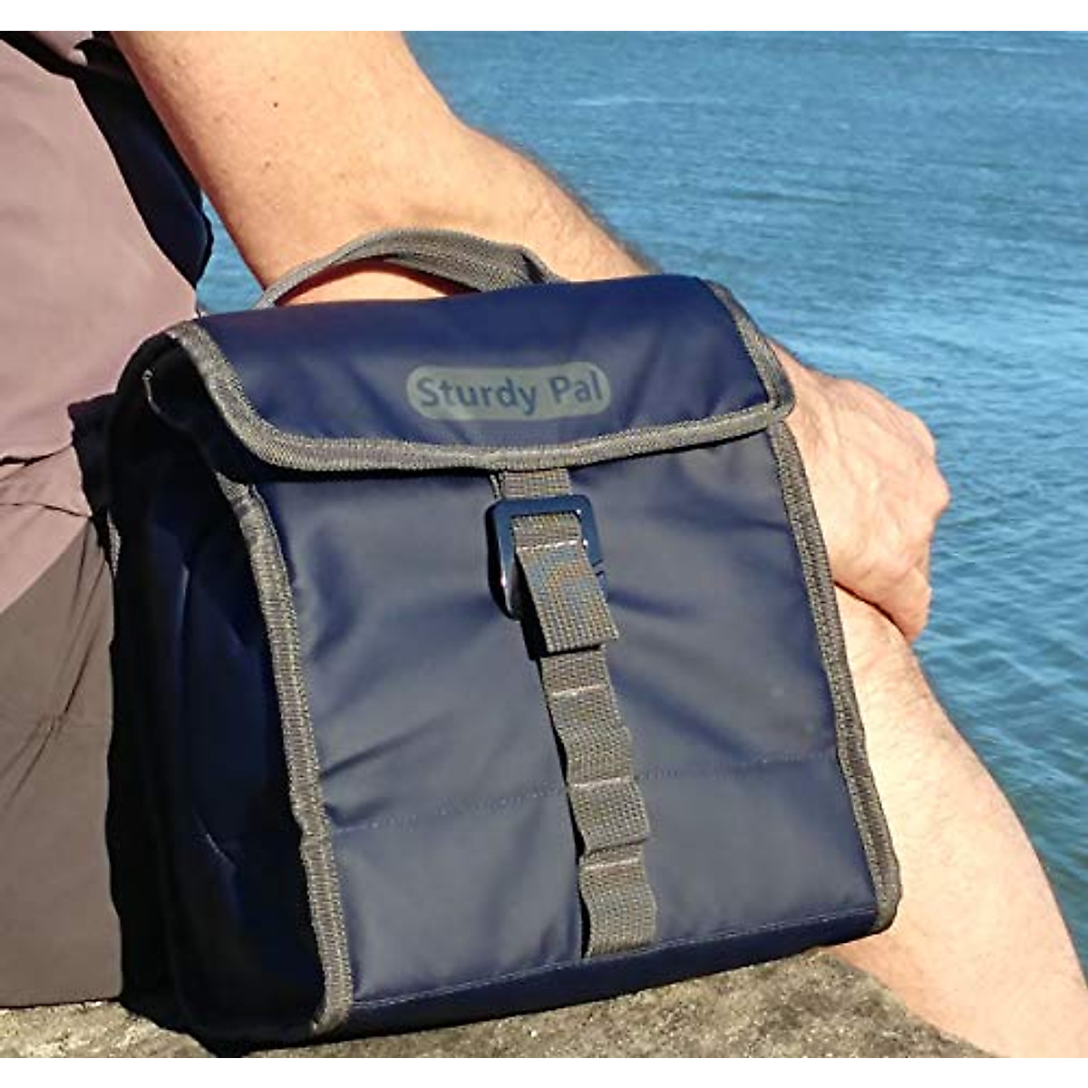 Sturdy Pal Temporarily unavailable - check back soon! Get your Insulated Foldable and Adjustable Size Heavy-Duty Leak Proof Lunch Bag for Men & Women with Utensil Zip Pouch