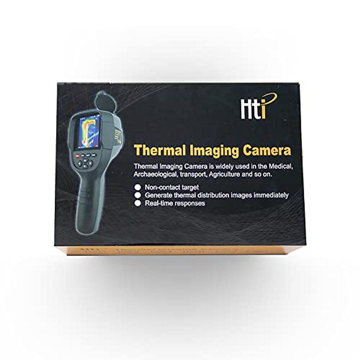 256X192 Higher IR Resolution HT-18+ Handheld Thermal Camera from HTI - Newest Update, IR Resolution Improved to 256x192 with 25 HZ, 300,000 Pixels, Easy to Read 3.2" Color Display, Includes Battery