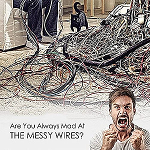 Zip Ties, 500 Pcs Adjustable Durable Self locking Black Nylon Zip Cable Ties for Home Office Garage Workshop Heavy Duty